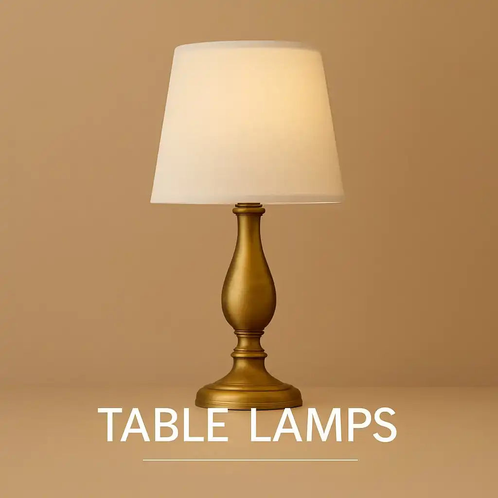 Buy Table Lamps online at wholesale rates from HDC Lights