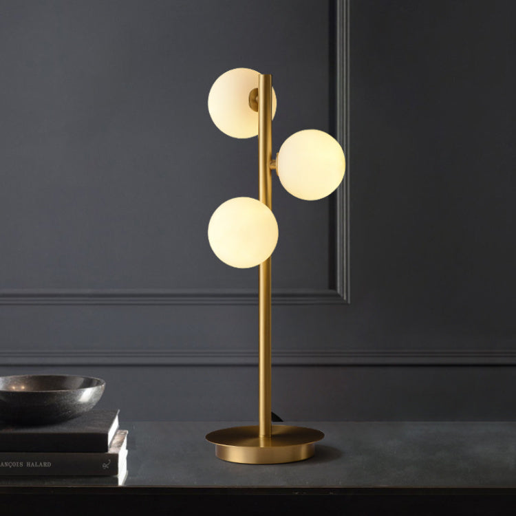 Hdc Postmodern all-copper table lamp living room study bedroom bedside