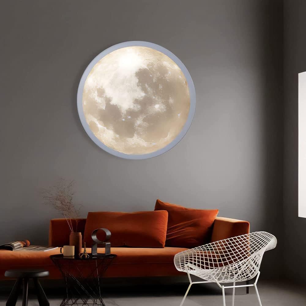 HDC Modern Home Decoration LED Planet Moon Wall Night Light Bedside Ce