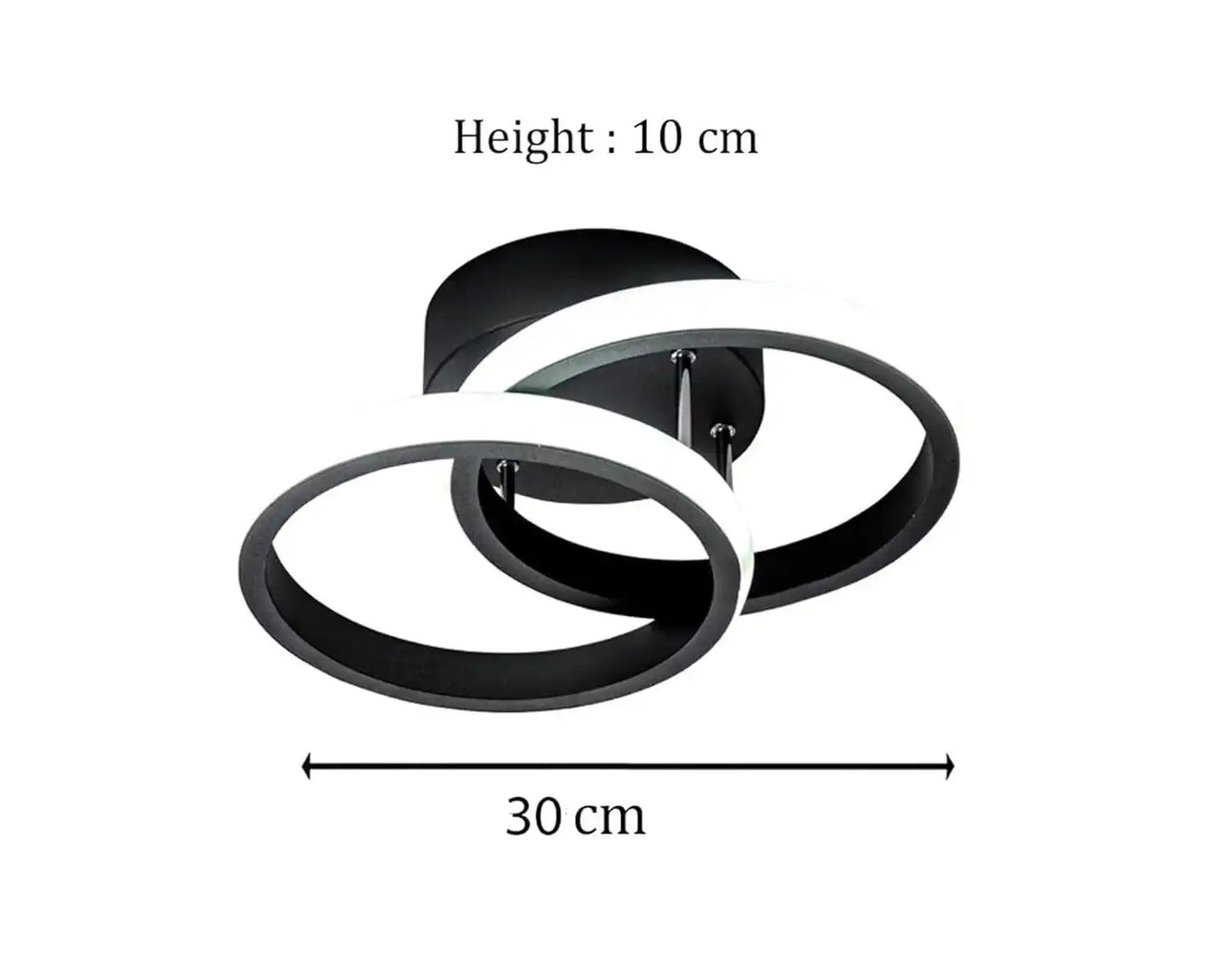 Hdc 14W Round LED Acrylic Ceiling Lamp- Tricolor