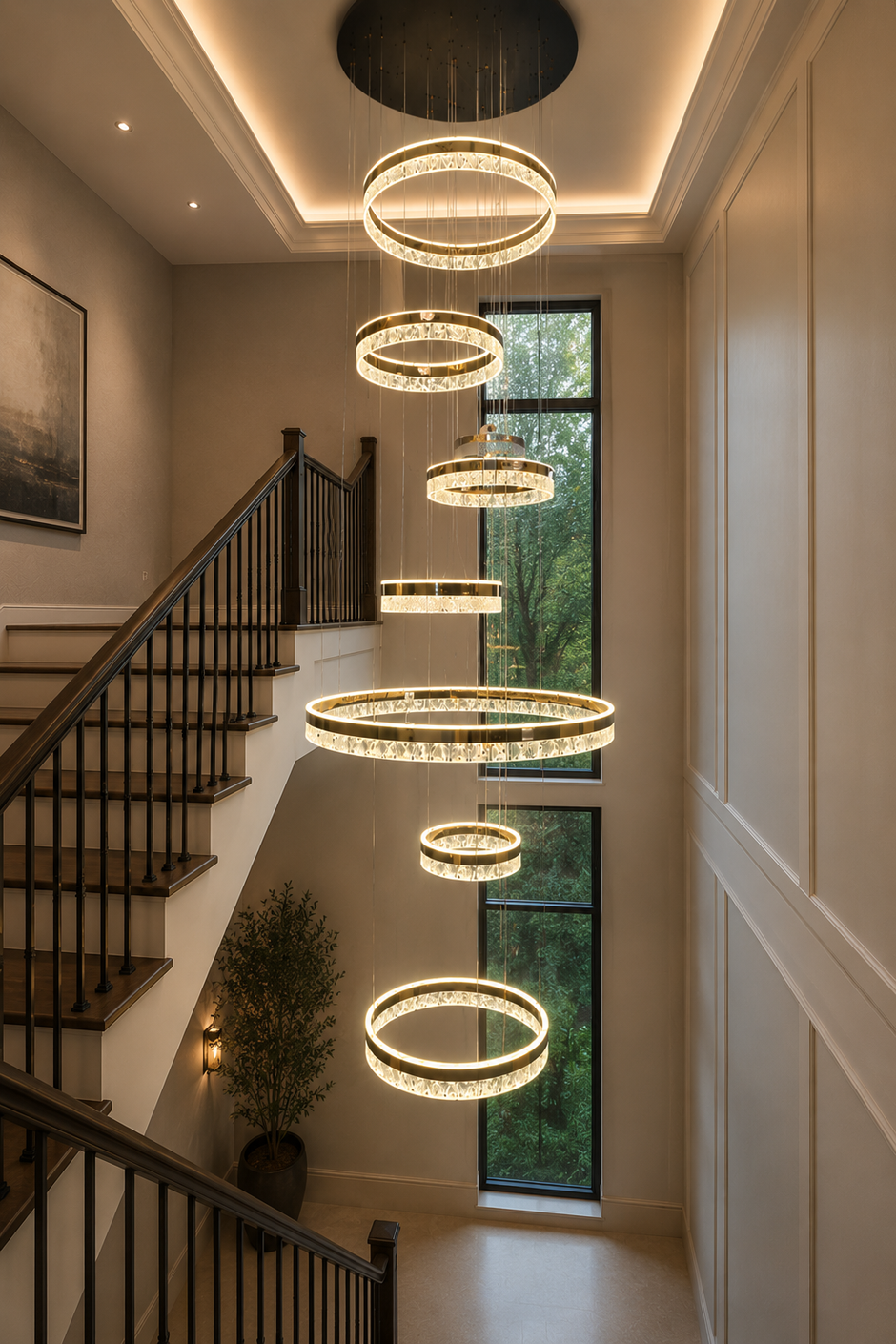Buy Double Height Chandeliers Online at Wholesale Prices | HDC Lights