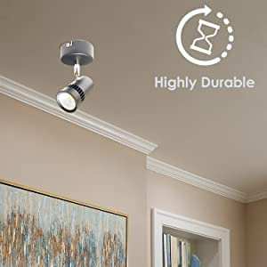 HDC 3W LX LED Black Spot Focus Wall Light - Cylindrical Shape Down Lig