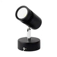 HDC 6W LX LED Black Spot Focus Wall Light - Cylindrical Shape Down Lig