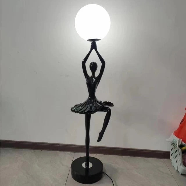 Hdc Girl's Room Dance Girl Standing Lamp Modern Bedroom Art Design led