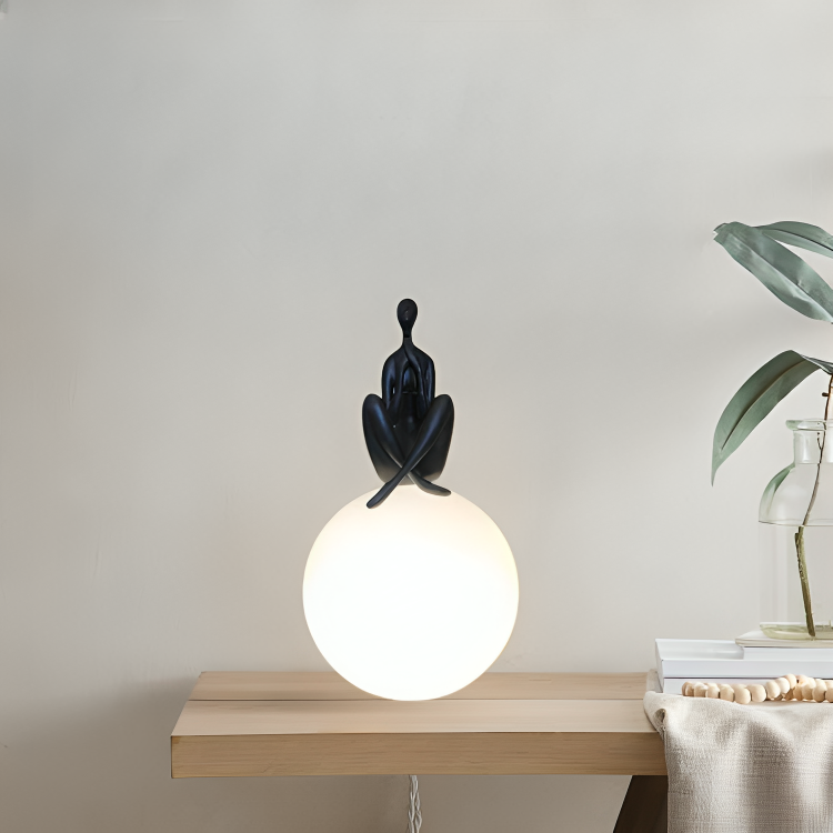 HDC Humanoid Sculpture Moon Table Lamp