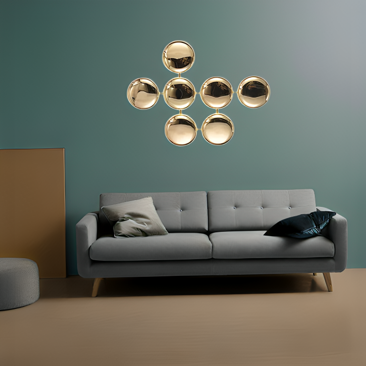 Hdc Modern Round LED Wall Clips Wall Lamp