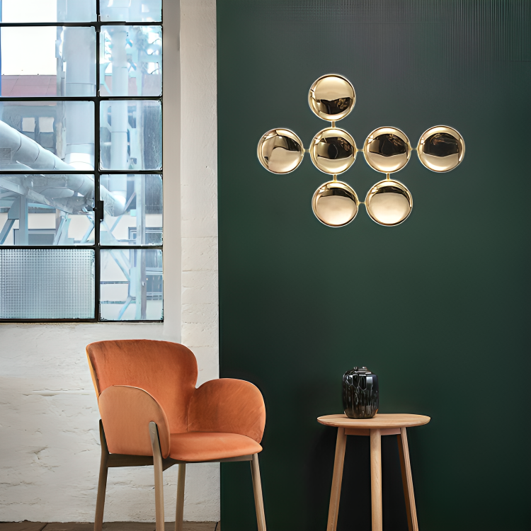 Hdc Modern Round LED Wall Clips Wall Lamp