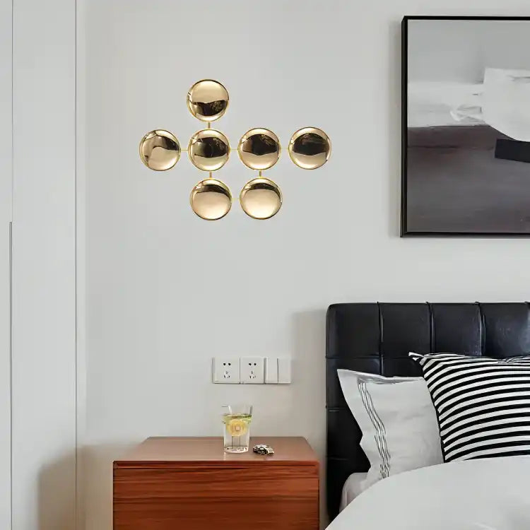 Hdc Modern Round LED Wall Clips Wall Lamp