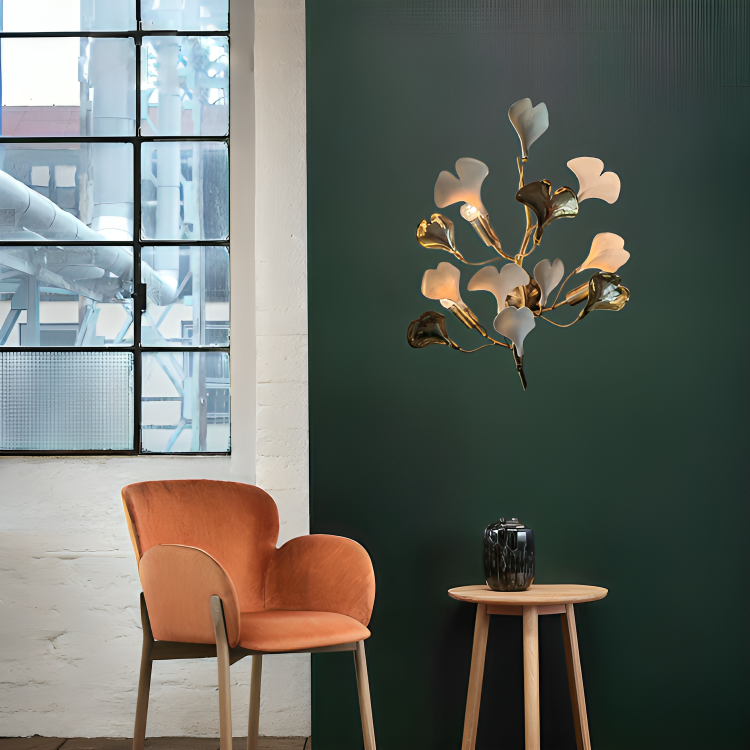 HDC Modern Tree Leaf Wall Light For Living Room